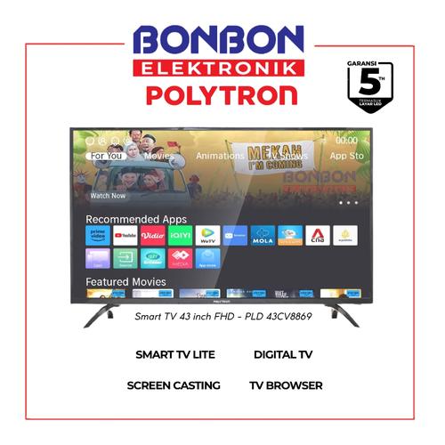 Promo POLYTRON LED Smart TV 43 inch FHD PLD-43CV8869/ Smart TV Lite ...