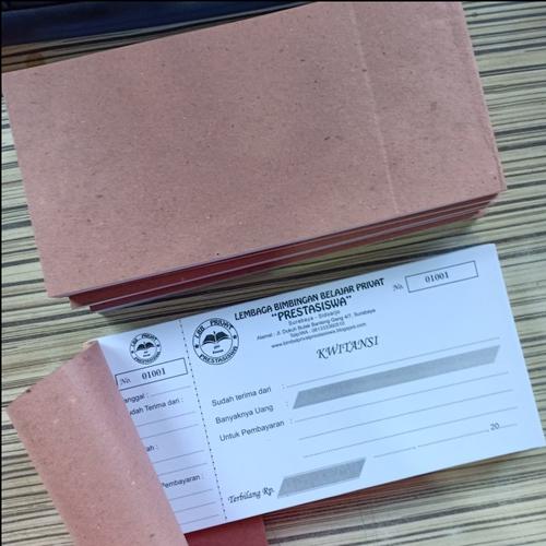 Jual Cetak Nota toko Kwitansi, surat jalan custom 1 rangkap 2 ply ...
