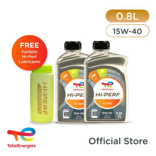 Promo TotalEnergies Hi-Perf 4T 500 15W-40 Oli Motor 0.8L (ISI 2)+Merchandise - Jakarta Timur ...