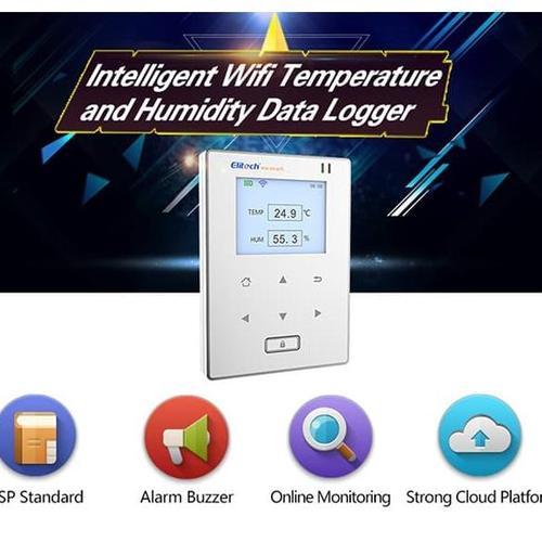 Jual US Elitech RCW800 Wi Fi Temperature Humidity Data Logger WiFi RCW ...