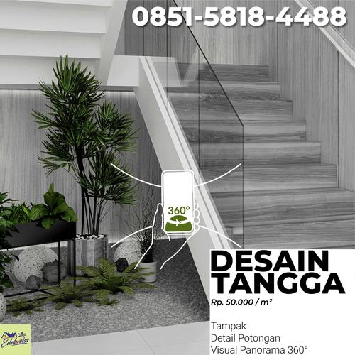 Jual Desain Tangga 3D / Detail Potongan / Visual Panorama 360 - Kab ...