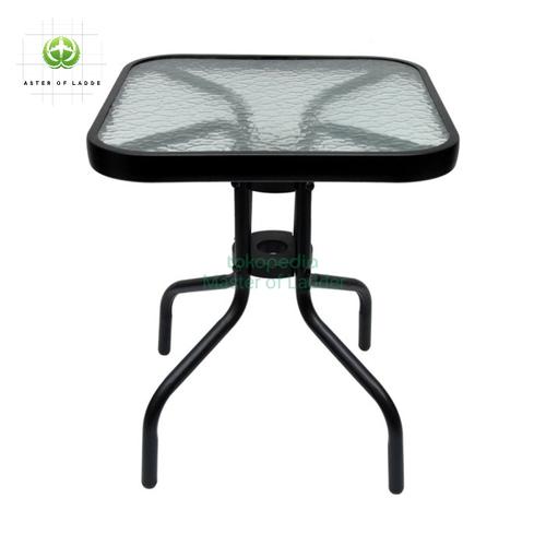 Jual Meja Teras Kaca Besi Kotak /Meja Taman Cafe Teras Soleil - Kota ...