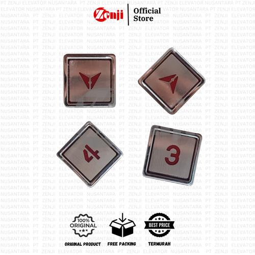 Promo ELEVATOR BUTTON/TOMBOL LIFT BARANG/TOMBOL DUMBWAITER LIFT - Angka ...