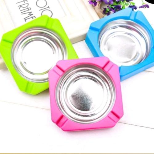 Jual ASBAK ROKOK WARNA / Kotak Asbak Rokok Stainless Warna Premium ...