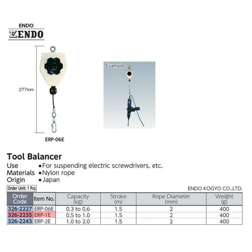 Jual ENDO Tool Balancer ERP-06E 0.3~0.6Kg 1.5m - Kab. Bekasi - Ichiban ...