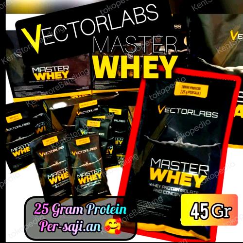Jual Master Whey by vectorlabs SASET 45Gram - choco amerto - Kab. Bandung - KentStoreBandung ...