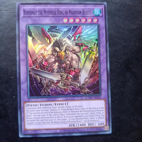 Jual Yugioh OCG AGOV–AE032 Berfomet the Mythical King of Phantom Beast (SR) - Kota Semarang ...