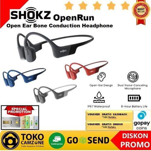 Jual Shokz OpenRun Open-Ear Bone Conduction Sport Headphones Shokz Open ...