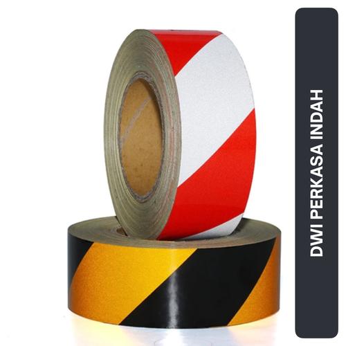 Jual Stiker Reflectif Tape Scotchligt Police Line Sticker Rambu 5cm x ...