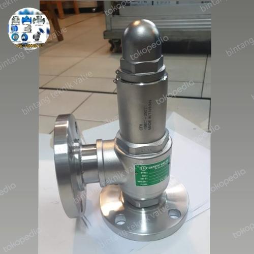 Jual SAFETY VALVE 317 1" INCH DN25 FLANGE STAINLESS SS304 10KG TAIWAN ...