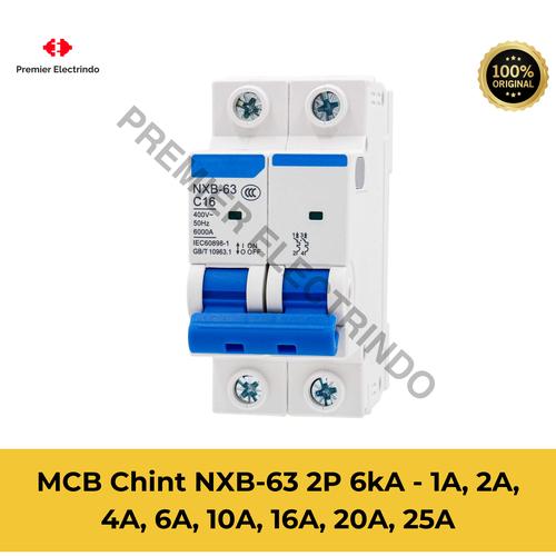 Jual MCB Chint NXB-63 2P 6kA 220V - (1A, 2A, 4A, 6A, 10A, 16A, 20A, 25A) - 1A - Jakarta Pusat ...