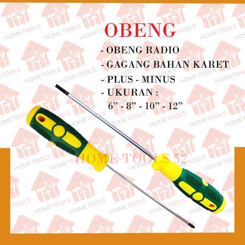 Jual Obeng Radio Plus 12" - Obeng Setting Motor Gagang Karet Ujung ...