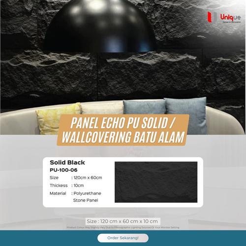 Jual Wall Panel Batu Alam Tempel / Panel Echo PU Solid 10cm Desain ...
