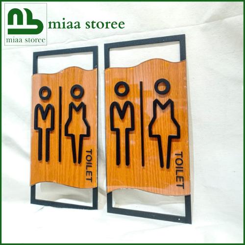 Jual Signage Toilet / Petunjuk Toilet Acrylic / Toilet Sign - Motif ...