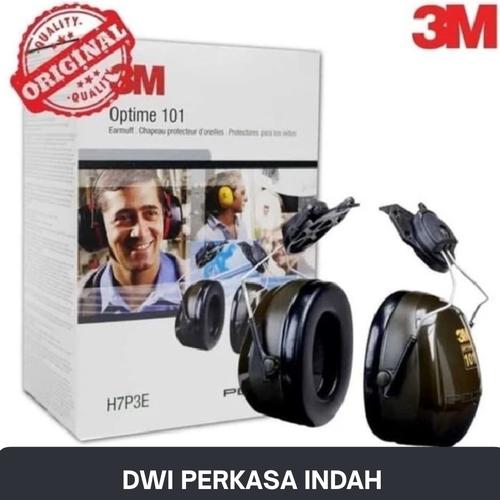 Jual 3M Peltor Optime 101 H7P3E Earmuff Hard Hat Attached - Kota ...