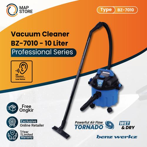 Jual Vacuum Cleaner 10L Mesin Vakum Sedot Debu Wet & Dry BZ 7010 Benz ...