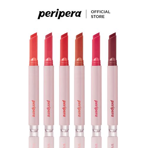 Jual [READY] PERIPERA Heart Jam Glow Lip (9 Colors) | Lip Melting Balm - 08 PeachCrumble ...