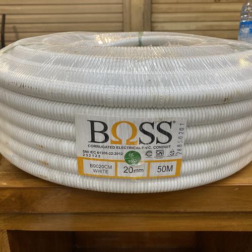 Jual Flexible Conduit 20mm BOSS selang fleksibel conduit PVC 50 meter ...