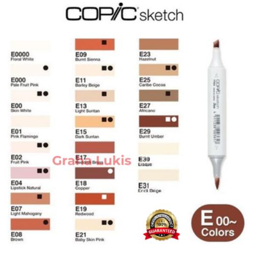 Jual COPIC SKETCH MARKER VARIAN E - Earth 2 - E33 SAND - Jakarta ...