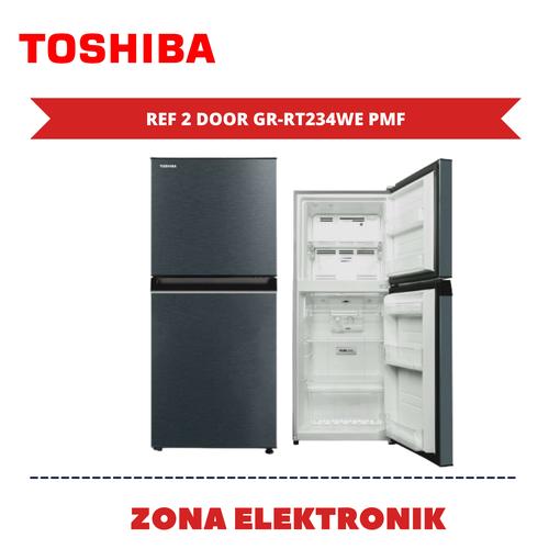 Jual Kulkas 2 Pintu Toshiba GR-RT234WE-PMF 180L Inverter Reff 2 Door - Kab. Tangerang - Zona ...