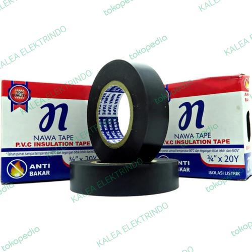 Jual NAWA Isolasi Solasi / Lakban Selotip Listrik 3/4 inch - PVC Tape ...