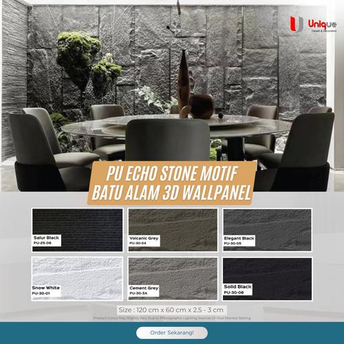 Jual PU Echo Stone Motif Batu Alam / 3D Wallpanel Board Artificial ...