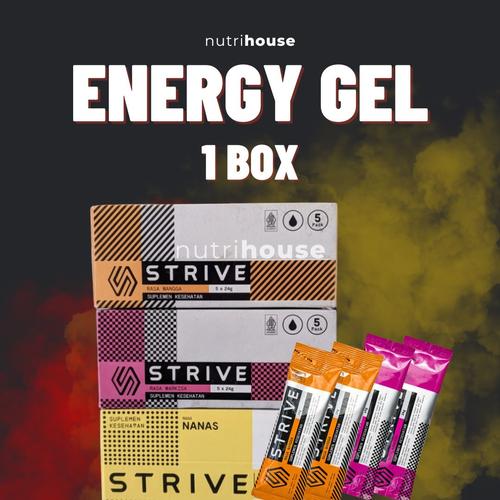 Promo STRIVE Energy Gel 1 box 5 saset Gel Energy Booster Gel Endurance ...