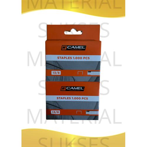Jual ISI REFILL STAPLES TEMBAK GUN STAPLER CAMEL 8MM CAMEL ISI 1000 PCS ...