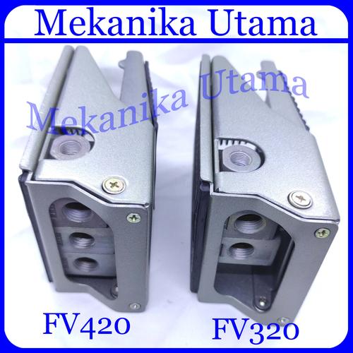 Jual FV420-08 (4/2 Way), FV320-08(3/2 Way) Pneumatic Foot Valve 1/4 ...