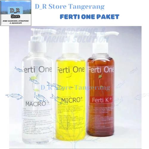 Promo FERTI ONE PUPUK CAIR 250 ML FERTI/MICRO/MACRO AQUASCAPE DR TGR ...