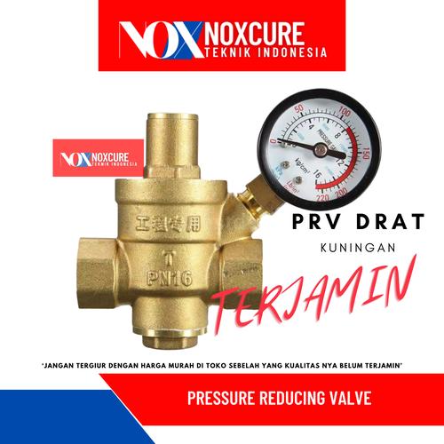 Jual 1/2" PRV Pressure Reducing Valve Kuningan Bronze Drat 1/2 Inch ...