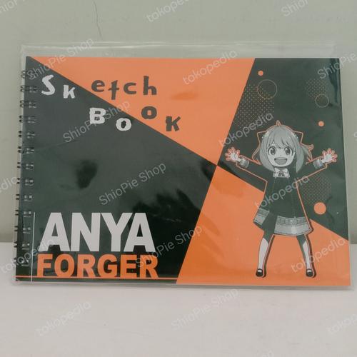 Jual SPY x Family Design sketch book Anya Forger official - Kota ...