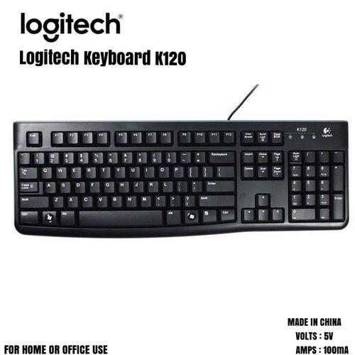 Jual KEYBOARD LOGITECH K120 PALING LARIS DI PASARAN - Keyboard hp 150 ...