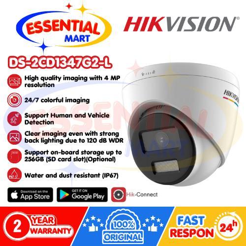 Jual DS-2CD1347G2-L HIKVISION 4MP Colorvu IP Camera Indoor / Outdoor ...