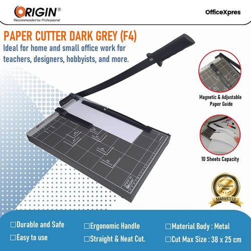 Jual Pemotong Kertas / Paper Cutter Origin F4R Dark Grey - bubble besar ...