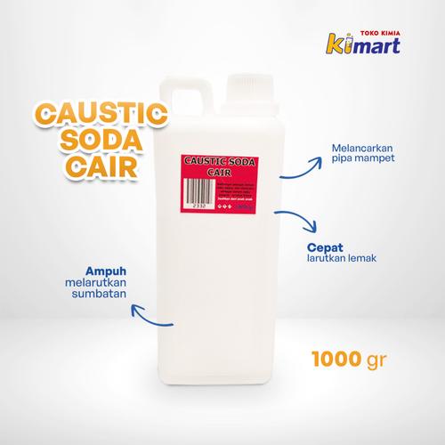 Jual Caustic Soda Liquid 1 KG -/ Soda Api Cair / NaOH Liquid anti sumbat wc - Kota Surabaya ...