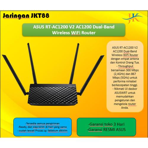 Jual Gambar ASUS RT-AC1200 V2 AC1200 Dual-Band Wireless WiFi Router ...
