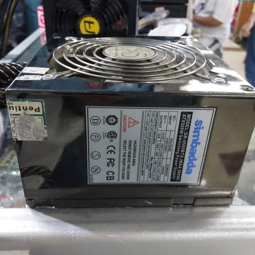 Jual power supply psu 500watt pure simbadda + 2x6pin VGA - Jakarta ...