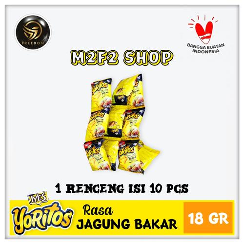 Jual Snack Yoritos Camilan Rasa Jagung Bakar - 25 gr (Harga 10 Pcs ...