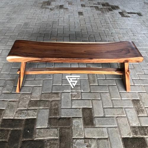 Jual Kursi bench wood trembesi solid termurah - Panjang 120 cm - Kab ...