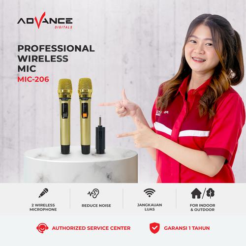 Promo Advance Microphone Double Wireless MIC-206 - Jakarta Utara ...