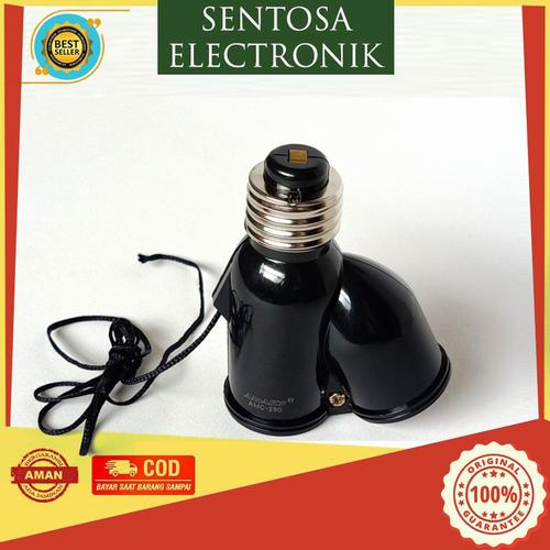 Jual Fiting Piting Lampu Tarik Lampu Cabang 2 hitam - Jakarta Timur ...
