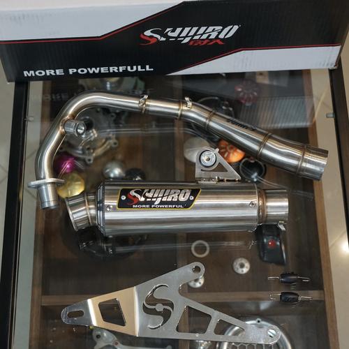 Jual Knalpot Shijiro M3 Long Fullsystem Vespa Sprint Primavera S LX LXV ...