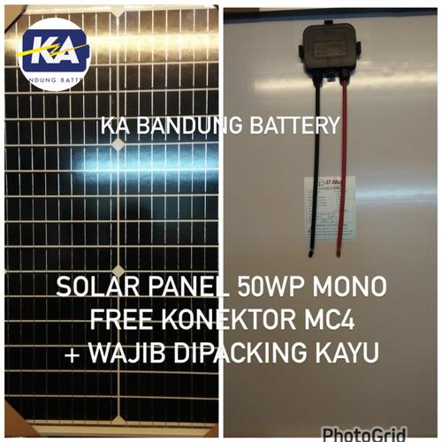 Jual solar panel cell module surya pv stc st solar stec 50wp 50 wp mono ...