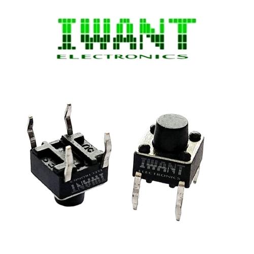 Jual PUSH BUTTON 4P 4 PIN PUSH BUTTON 6MM 4 PIN SWITCH 6x6x5 MM 4 PIN ...