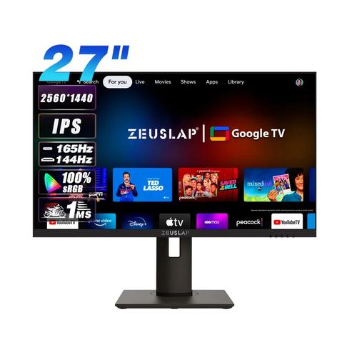 Jual Zeuslap Z27TV 27 Inch 2K 165Hz QHD Gaming IPS Monitor LED Smart TV ...