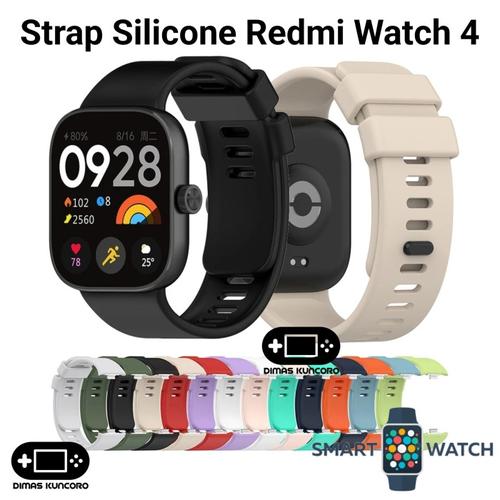 Jual Strap Silicone Redmi Watch 4 silicon tali jam tangan xiaomi karet - Putih - Kota Bekasi ...