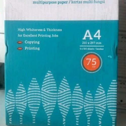 Jual KERTAS HVS A4 75 GR MEREK NATURAL PHOTOCOPY PAPER - Jakarta Barat ...