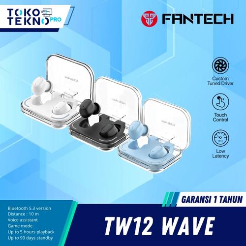 Promo Fantech TW12 / TW-12 Wave 12 TWS Audio Premium Quality Garansi ...
