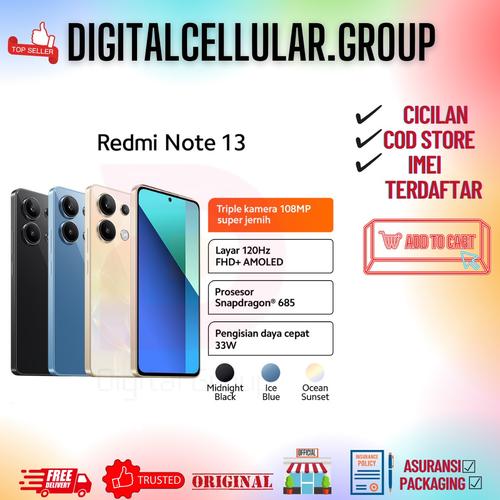 Jual Xiaomi Redmi Note 13 8/256 GB 4G 8/256 GB 5G - 8/256GB 4G, ICE ...